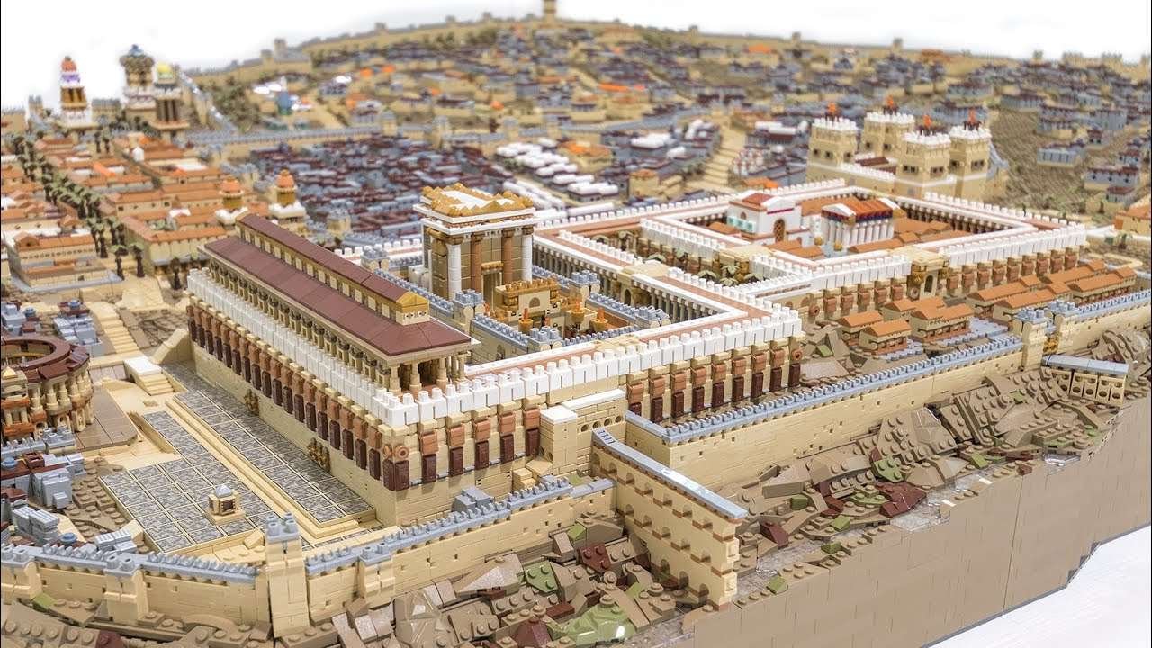 He built a model of first-century Jerusalem out of Lego!