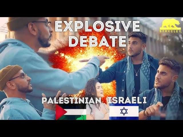 Street Debate between Israeli & Palestinian at UC Berkeley – Bagels.TV